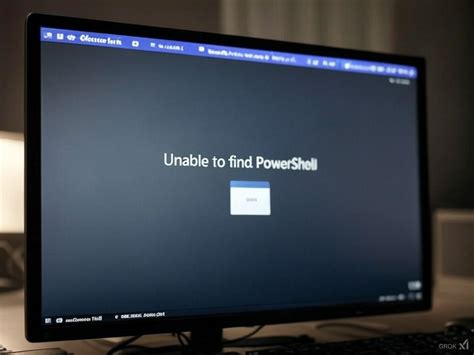 Unable To Find Powershell
