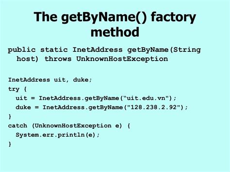 Ppt Java Network Programming Powerpoint Presentation Free Download