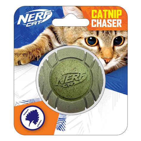 Nerf Cat Toy Catnip Sonic Ball 7cm Peekapaw