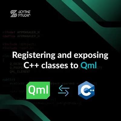 How To Integrate C And Qml Expose Object And Register C Class To Qml Somco Software