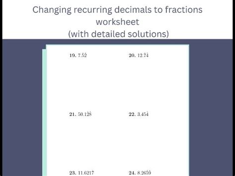 Gcseigcse Number Bundle 20 Worksheets Teaching Resources