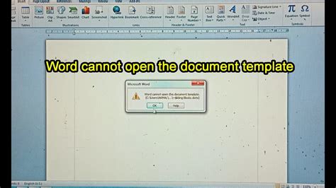 Word Cannot Open This Document Template Toptemplate My Id