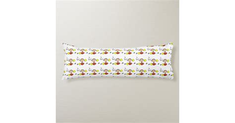 Red Go Team Cheerleader Body Pillow Zazzle