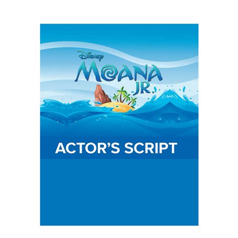 Disneys Moana Jr Script 10 Pack Broadway Jr Shows Teton Music Pianos Strings Sheet Music