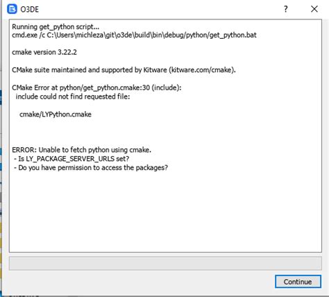 can t open editor failed to start python · issue 7433 · o3de o3de