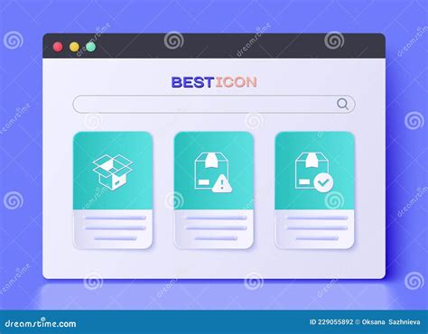 Set Delivery Security With Shield Unboxing And Ackage Check Mark Icon