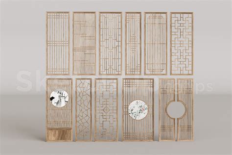 11390 Free Sketchup Cnc Wall Model Download