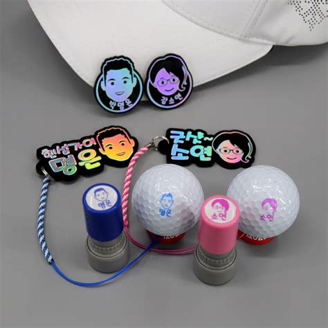 주문제작 홀로그램 캐릭터 볼마커 3종세트 아이디어스