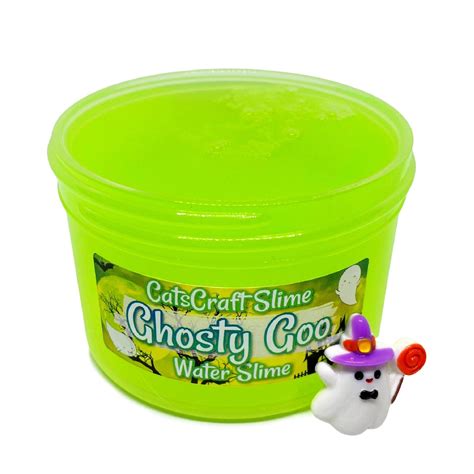 Ghosty Goo Water Slime Catscraftslime
