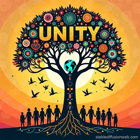 Unity Tree Poster Stable Diffusion Online