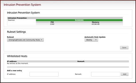 Solved Ips Cannot Be Enabled As The Checkbox Is Missing Intrusion