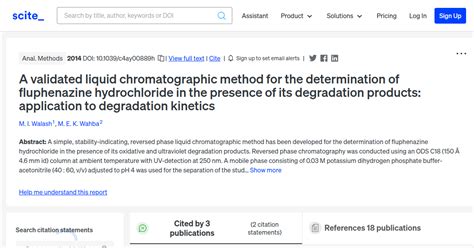 A Validated Liquid Chromatographic Method For The Determination Of