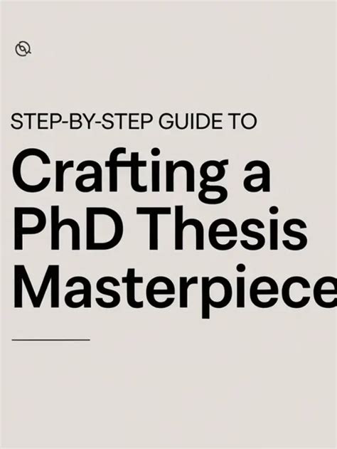 Phd Thesis Structure Step By Step Guide With Tips Examples And