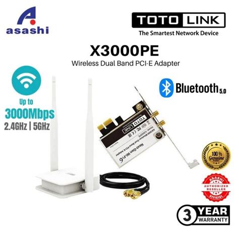 Totolink X3000pe Wireless Dual Band Pci E Adapter Lazada
