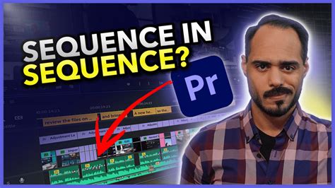 how to add a sequence in another sequence in premier pro