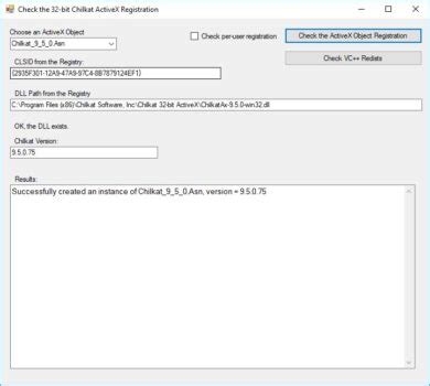 Install Bit ActiveX And Verify Install Chilkat Tech Notes