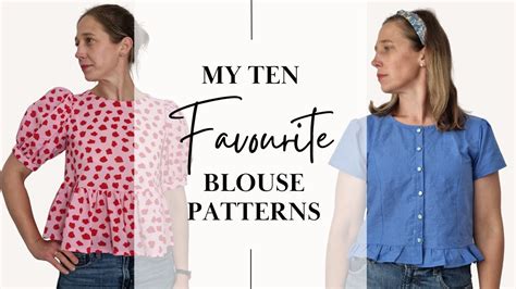 Easy Blouse Patterns To Sew Learn To Sew Part 2 Start At The Top