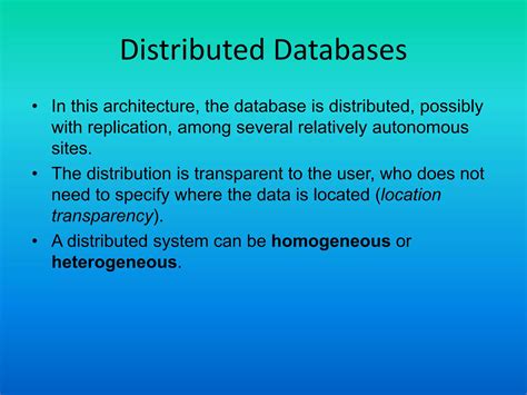 Adbms 28 Components Of Distributed Database System Ppt