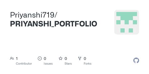 Github Priyanshi719 Priyanshi Portfolio
