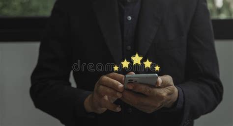 Businessmen Giving Positive Review For Client Satisfaction Surveys