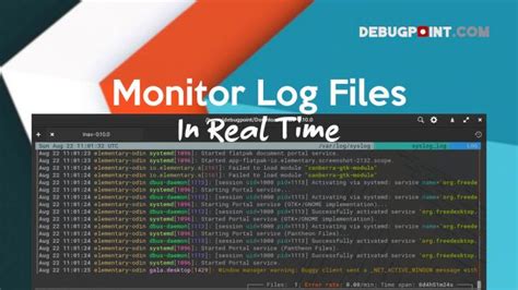how to monitor log files in real time in linux