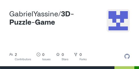 Github Gabrielyassine3d Puzzle Game