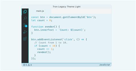 Tron Legacy Theme By Digitalsanctuary Vs Code Themes