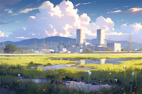 核反应堆的构图插画图片下载 正版图片601041538 摄图网