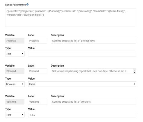 Admin Only Setting Up User Input Parameters Visualscript