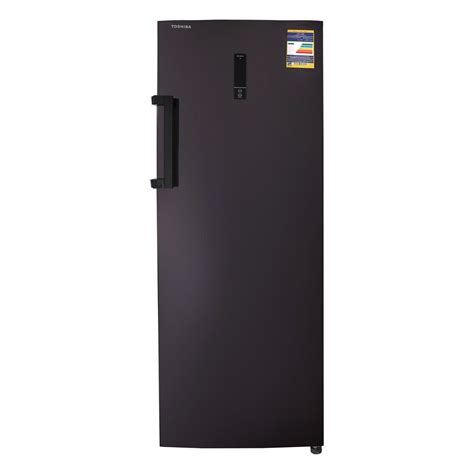 ديب فريزر رأسي توشيبا ديجيتال، نوفروست، 7 درج، 238 لتر، رمادي غامق