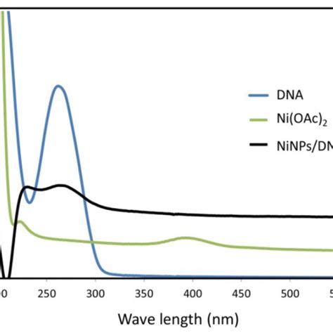 Uv Vis Spectra Of Dna Ni Oac 2 And Ninps Dna In Water Download Scientific Diagram