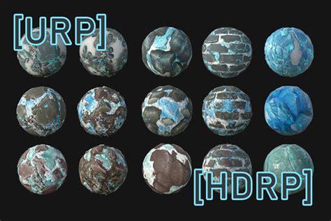 [urp][hdrp] pack frozen texture 2d textures and materials unity asset