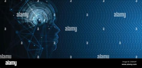 Abstract Artificial Intelligence Cloud Computing Machine Learning Technology Web Background