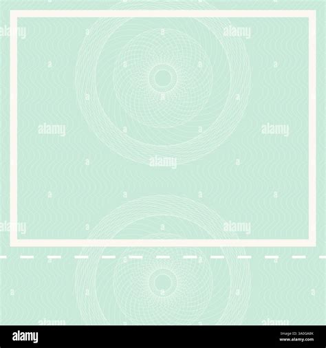 Blank With Watermark Pattern For Bills Diploma And Protected Document