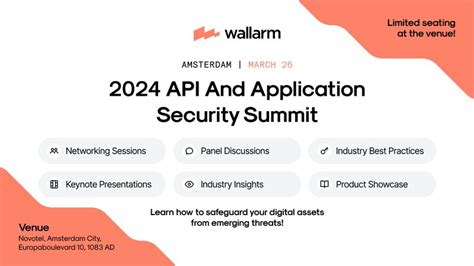 Wallarm Api And App Security Integrated On Linkedin Event Amsterdam 2024events Apisecurity