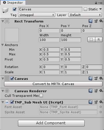 MixedRealityCanvasInspector Crash Issue Microsoft MixedRealityToolkit Unity GitHub