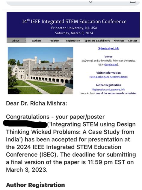 dr richa mishra on linkedin princeton university ieee and john