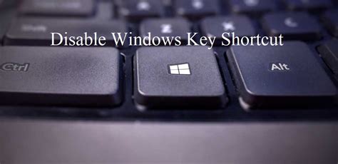 Disable Windows Key Shortcut On Windows Technoresult