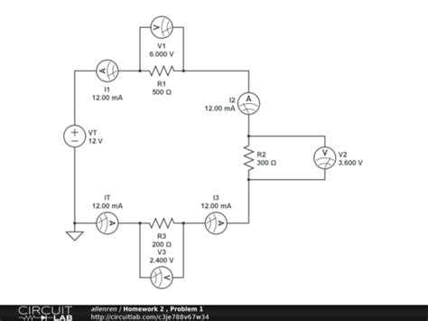 homework 2 problem 1 circuitlab