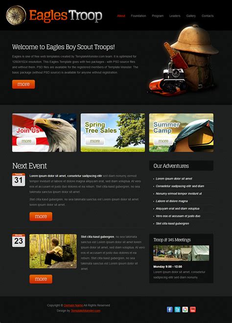 free stylized website template free website templates html5 and css