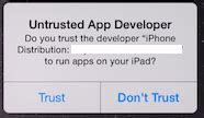Deployment Untrusted App Developer Message When Installing Enterprise IOS Application