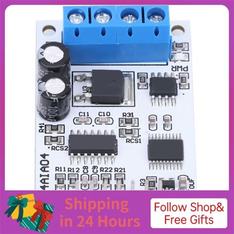 iuxishop 4 20ma rs485 voltage current analog collector acquisition adc rtu 03 06 module electric