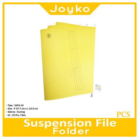 Jual Joyko Map Gantung Kuning Ssfh 10 Suspension File Folder Pcs