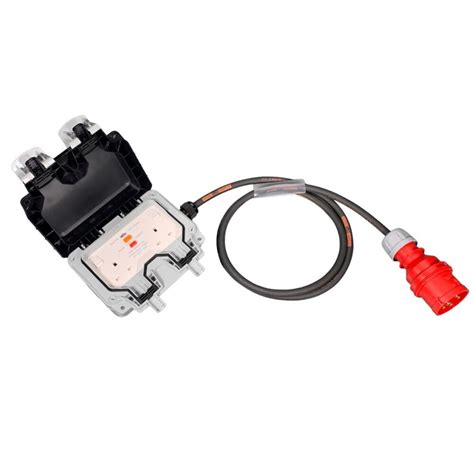 16amp 5 Pin Plug To 13amp Rcd 2 Gang Weatherproof Socket Powershackshop