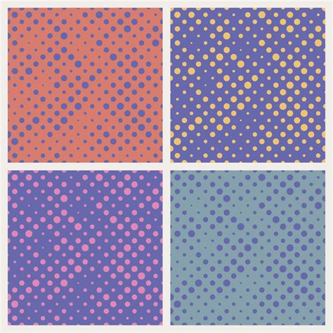 Polka Dot Background Image Set 16268321 Vector Art At Vecteezy