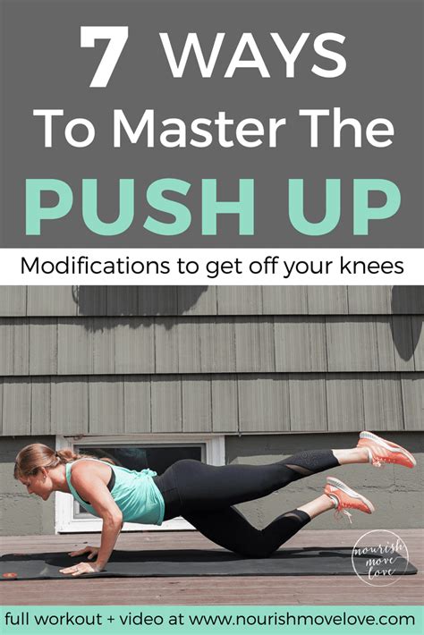 Push Up Modifications Video Nourish Move Love