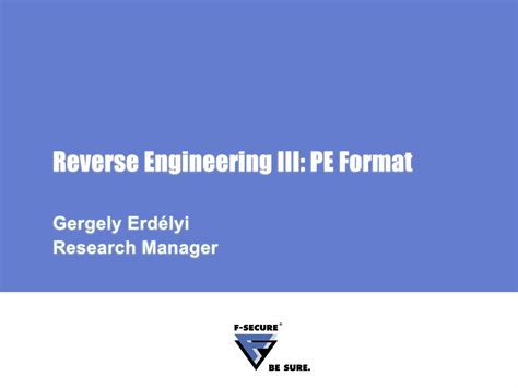 Pdf Reverse Engineering Pe Format 1 Dokumentips