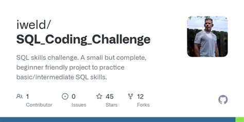 Github Iweldsqlcodingchallenge Sql Skills Challenge A Small But Complete Beginner
