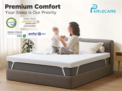 Mua Perlecare 3 Inch Gel Memory Foam Mattress Topper For Pressure