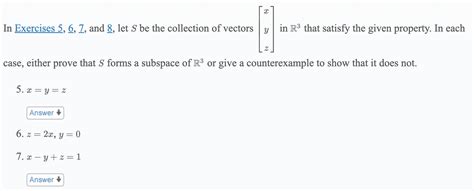 Solved In Exercises 567 And 8 Let S Be The Collection